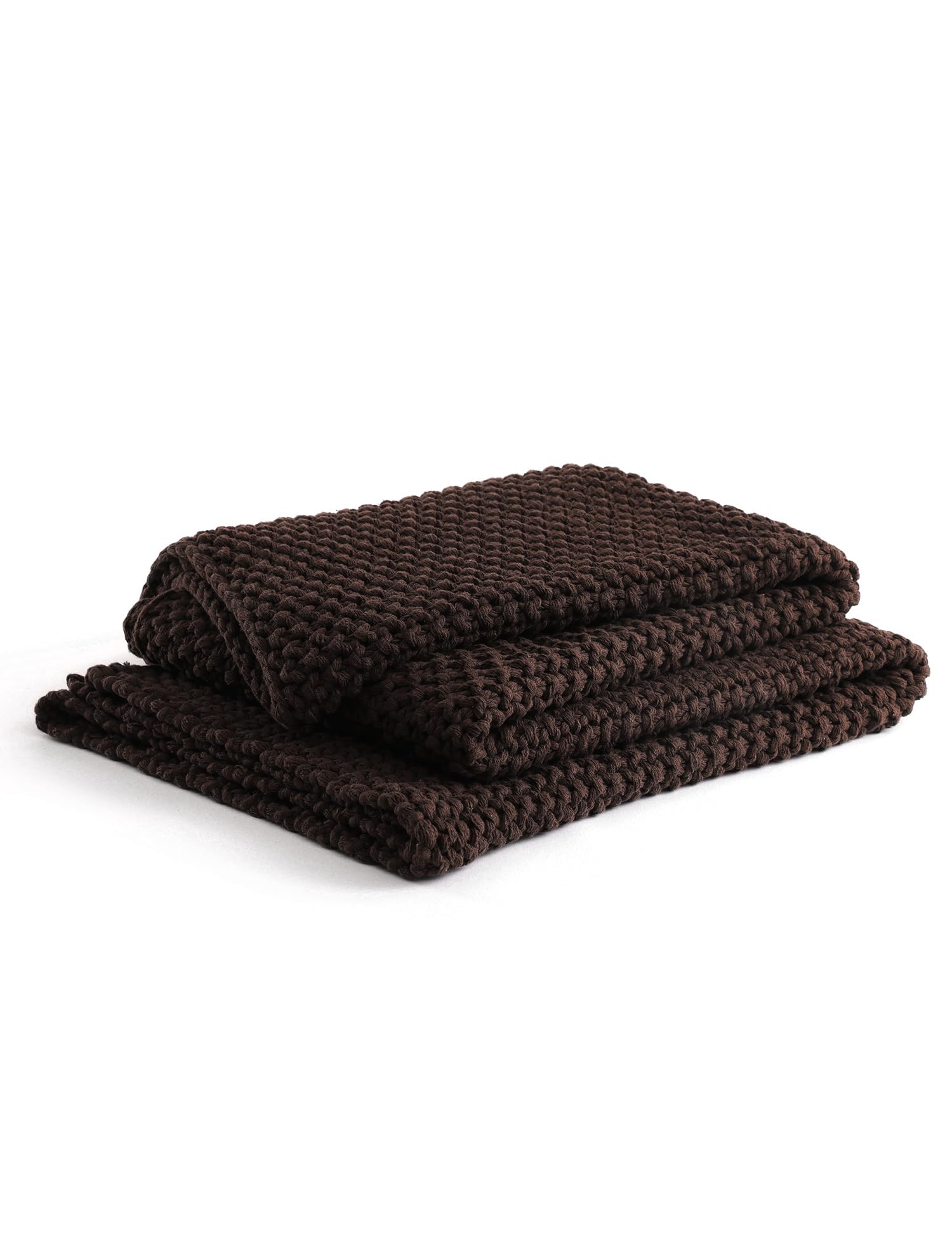 Amazon.com: YnM Chunky Cotton Knit Throw Blanket, Cable Knit Throws for ...