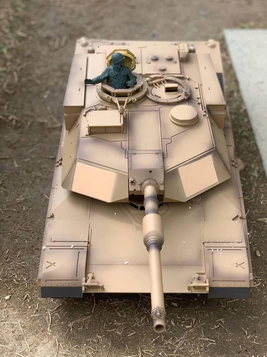 Amazon.com: Ssccgym Remote Control Heavy Tank M1A2 RC Battle War ...