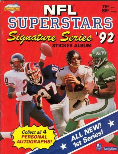 NFL Superstars Signature Series '92 Sticker Album: Diamond Publishing ...