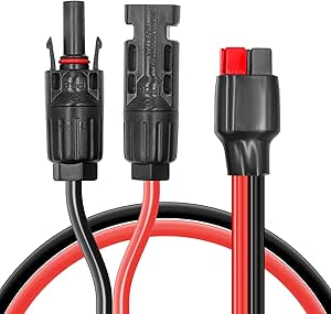 Amazon.com: 10AWG Solar Panel to Anderson Connector Cable10FT ...