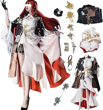 Amazon.com: AIUKAKP Anime Cosplay Costume Dress Himeko Anime Cosplay ...