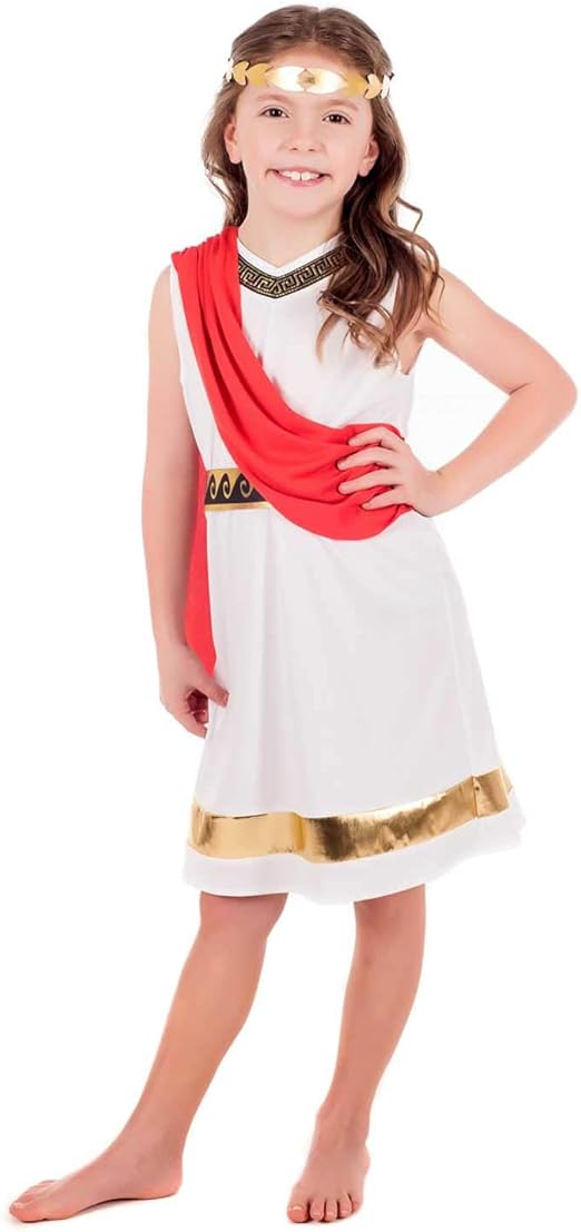 Fun Shack Roman Greek Goddess Costume Girls, Roman Costume Kids ...