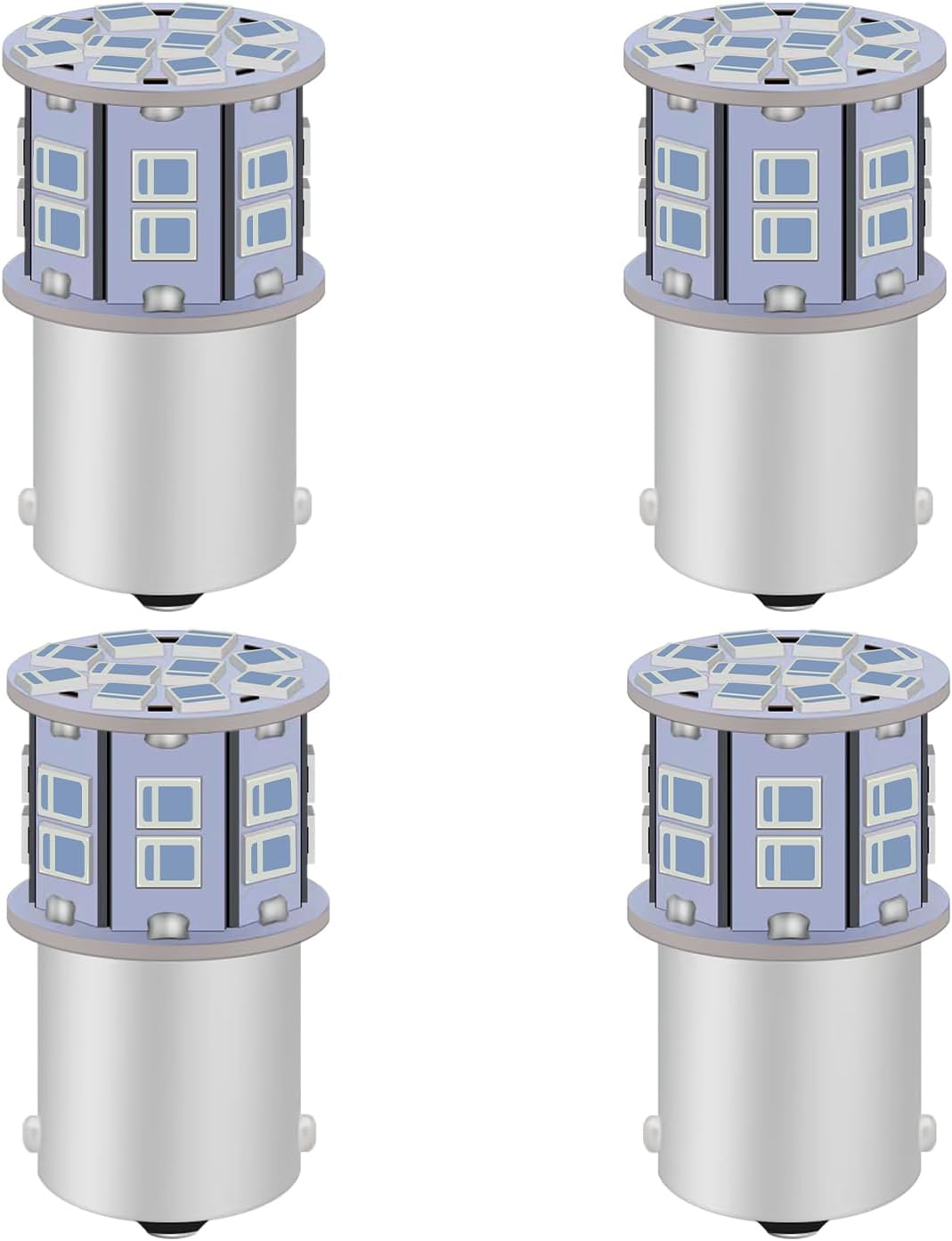 Amazon.com: LEDYOTRY 1156 LED Bulb Red 1000 Lumens 12V-24V Extremely ...