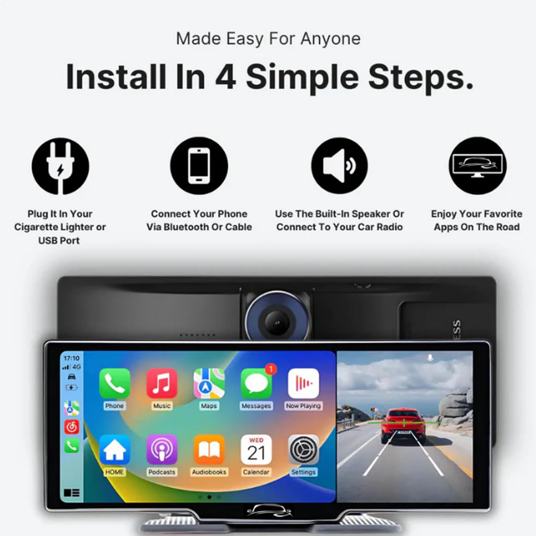 Apple Car Play Flexscreen Pro 2025 Model, Wireless Carplay Screen Sri ...