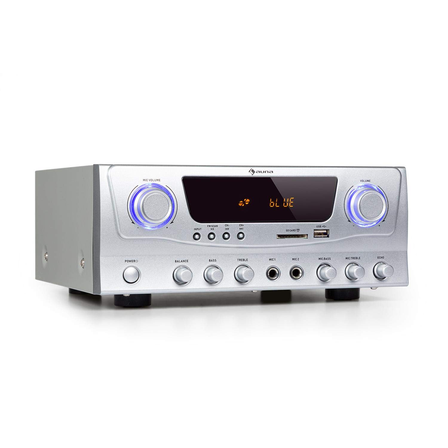 Buy auna Amp-2 BT HiFi Amplifier - 2 x 50 W Max., Bluetooth, USB, 2 x ...