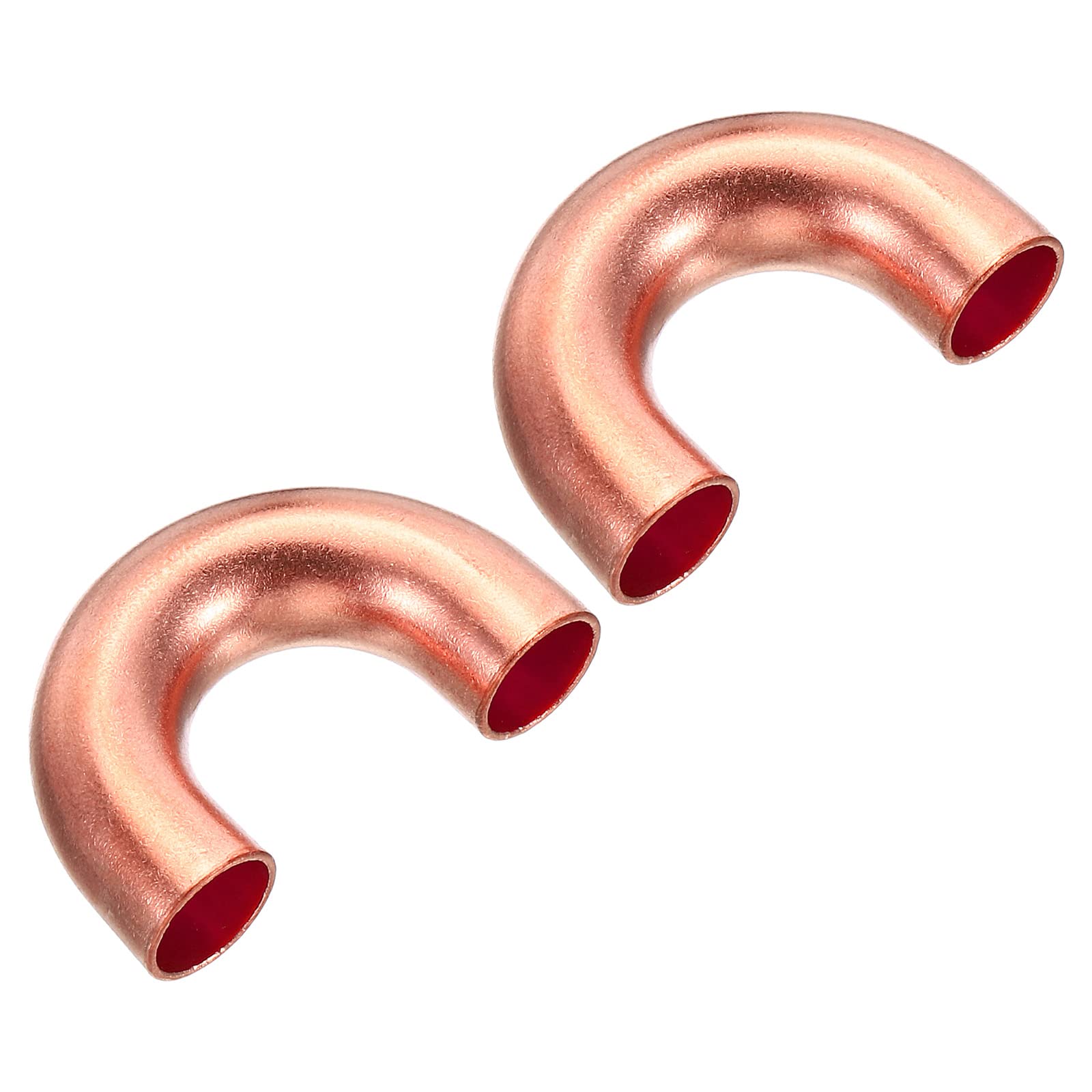 Amazon.com: PATIKIL 3/8 Inch OD 34x22mm Elbow Copper Pipe Fitting, 2 ...