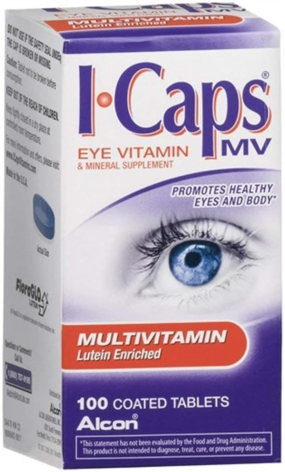 Amazon.com: ICAPS MV Tablets 100 ea(Pack of 4) : Health & Household