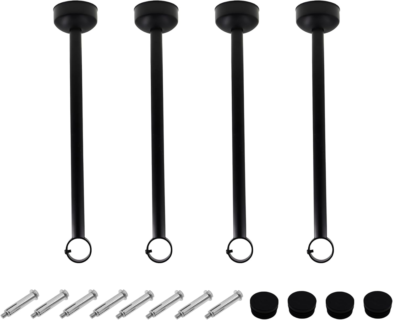 Amazon.com: Curtain Rod Ceiling-Mount Bracket,Stainless Steel Ceiling ...