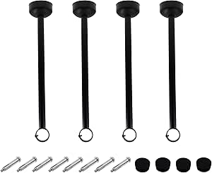 Amazon.com: Curtain Rod Ceiling-Mount Bracket,Stainless Steel Ceiling ...