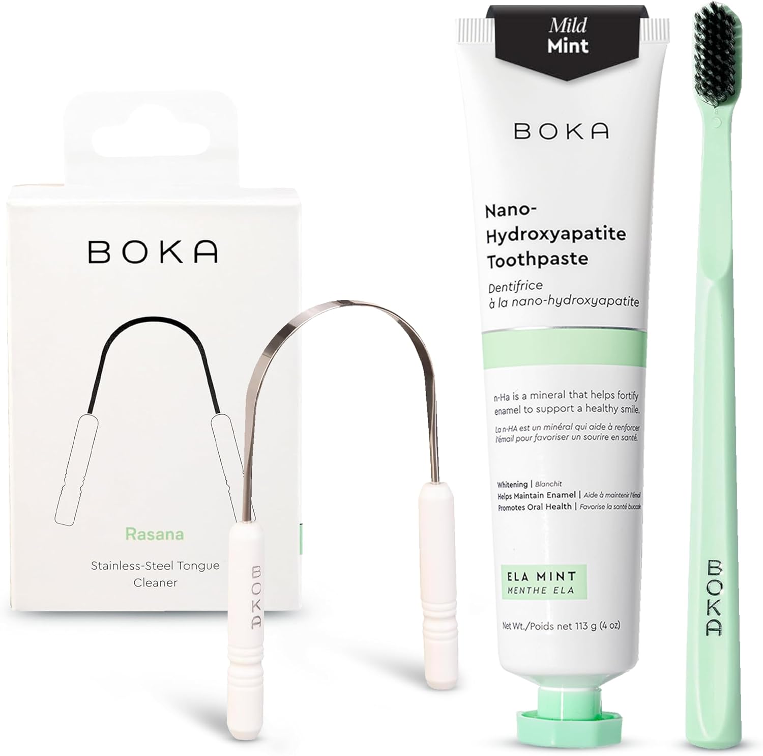 Amazon.com: Boka Fluoride Free Toothpaste - Nano Hydroxyapatite - Ela ...