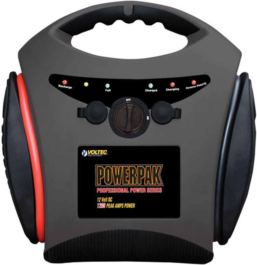 Amazon.com: Voltec 10-00464 1200-Amp 12 Volt Booster Power Pack ...