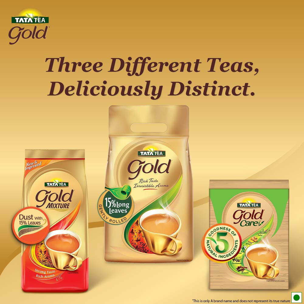 Buy Tata Tea Gold | Assam teas with Gently Rolled Aromatic Long Leaves ...