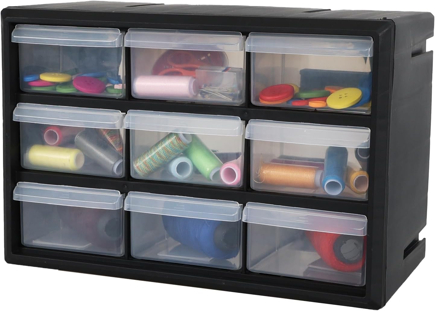 Amazon.com: Callyne 9-Drawer Plastic Hardware Storage Drawer, Screw ...