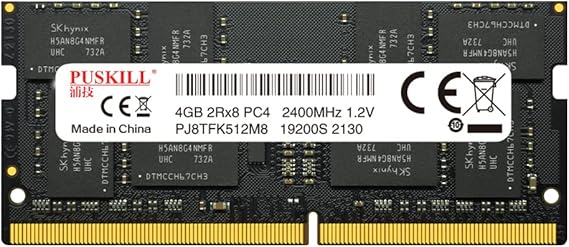 4GB RAM DDR4, Memoria RAM DDR4 Laptop RAM, 4GB DDR4 Sodimm3200MHZ CL21 ...