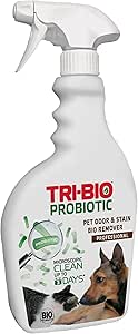 TRI-BIO Probiotic pet odour and stain remover (Spray, 420ml) : Amazon ...