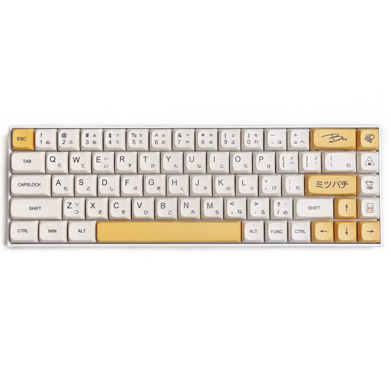 Keycaps Only Bee And Milk Cow Theme Custom Keycaps Xda | Desertcart ...