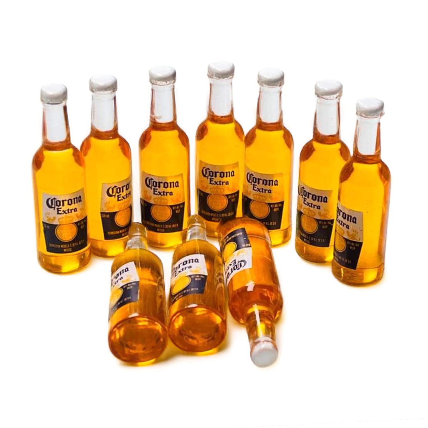 Amazon.com: 10Pcs Fake Beer Bottle,Mini Realistic Beers, Miniature ...