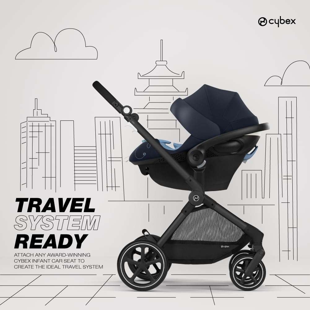 Snapklik.com : Cybex EOS 5-in-1 Travel System Stroller + Lightweight ...