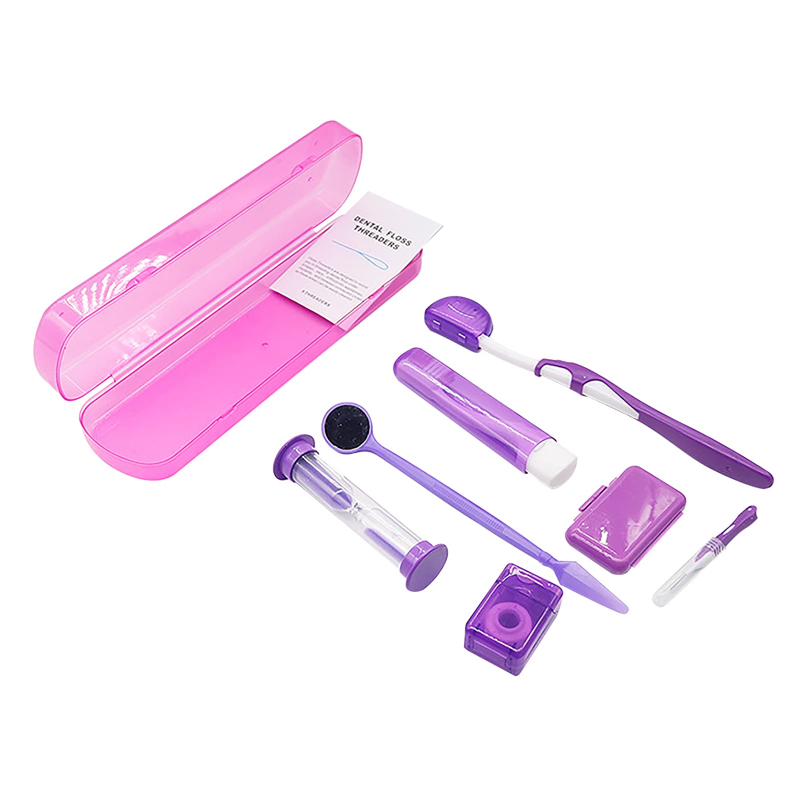 Buy 8 Piece Dental Plaque Removal Tool Teeth Orthodontic Cleaning Kit ...