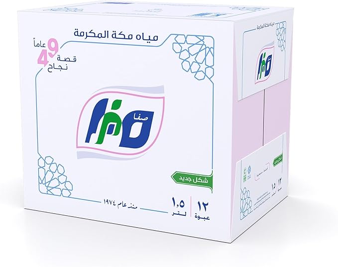 Safa Makkah Water Bottle, 12 X 1.5 Litre - Pack Of 1 : Buy Online at ...