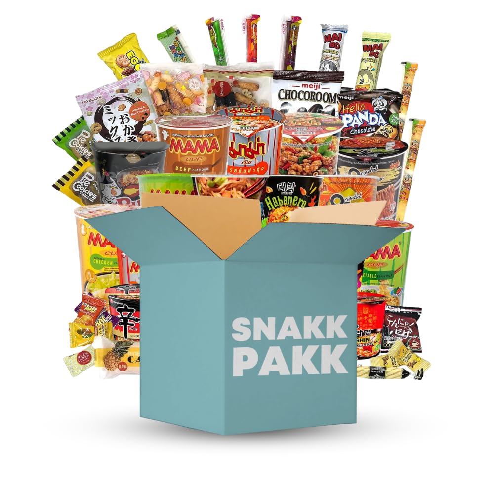 Amazon.com: Supreme Asian Ramen Noodle Cups Variety Pack with Snacks (6 ...