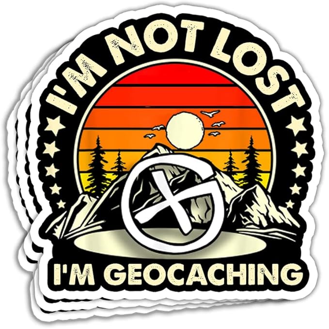 Amazon.com - HUVITEE ( 3Pcs ) I'm Not Lost I'm Geocaching Sticker Funny ...