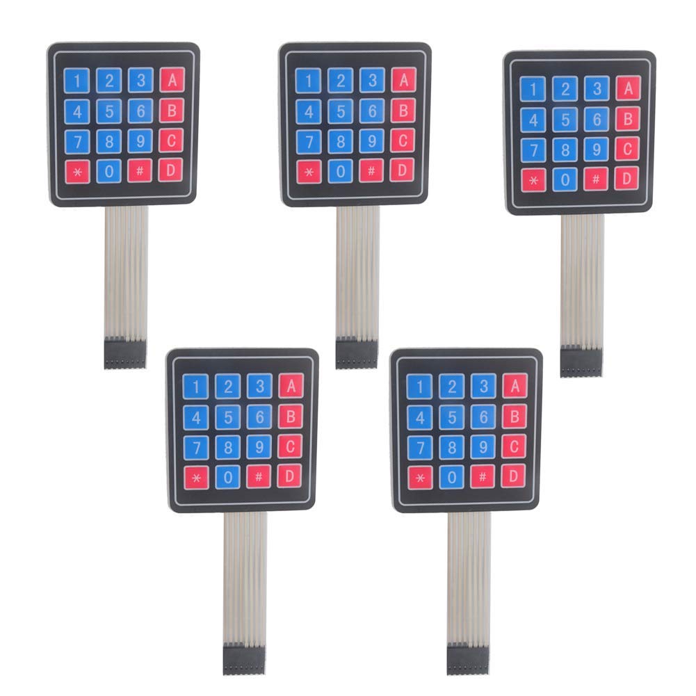 Amazon.in: Buy INVENTO 5pcs 12V DC 4x4 16 Key Matrix Membrane Switch ...