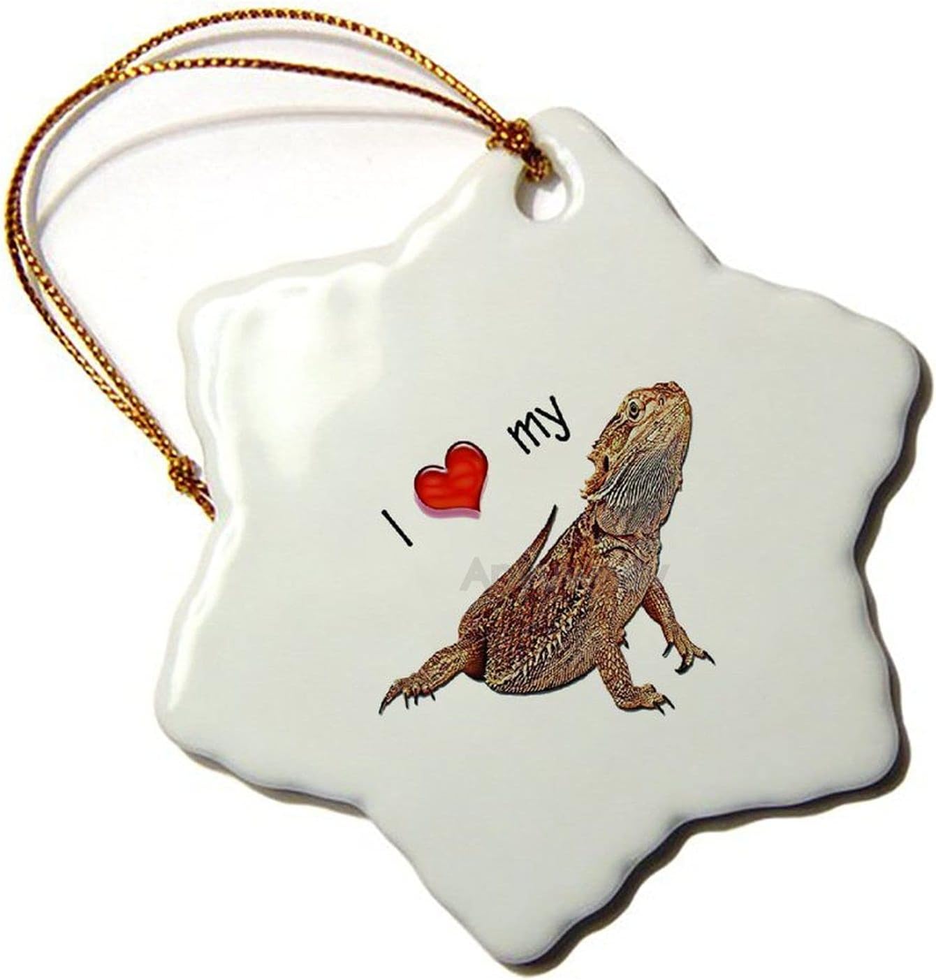 Amazon.com: Bearded Dragon Pet Lizard Reptile Animal Christmas Tree ...