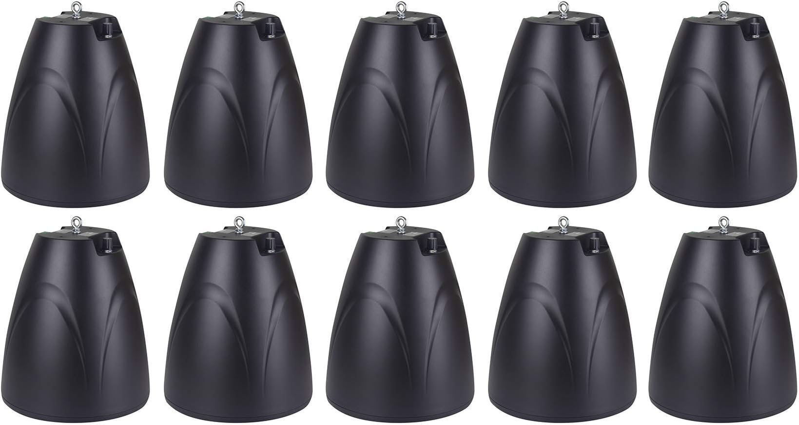 Amazon.com: Rockville PEN-65T Black 6.5" 70V/100V/8-Ohm Hanging Pendant ...