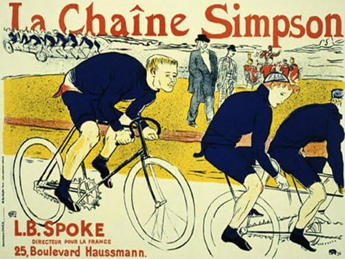Amazon.com: CYCLING BIKE RACE LA CHAINE SIMPSON ENGLISH MADE BICYCLE ...