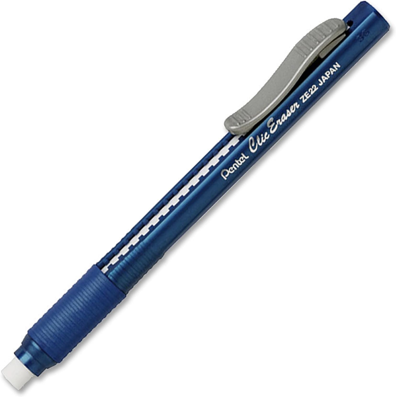 Amazon.com : Pentel® Clic Eraser®, Blue Barrel : Office Products