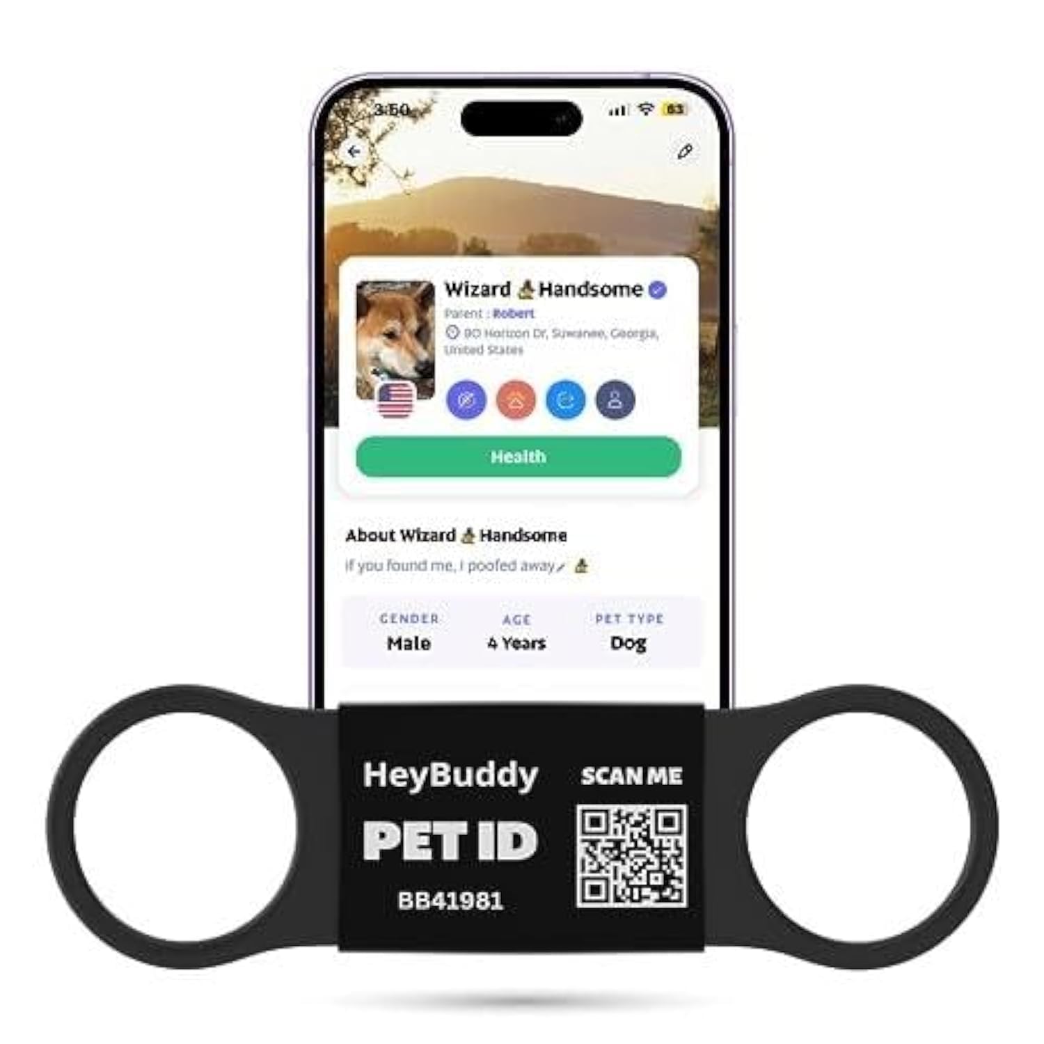 Snapklik.com : Slide Series - QR Code Smart Pet Tags For Dogs & Cats ...
