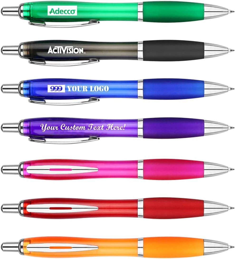 Amazon.com : HH-STUDIO CUSTOM Personalized Pens With Your Custom Logo ...