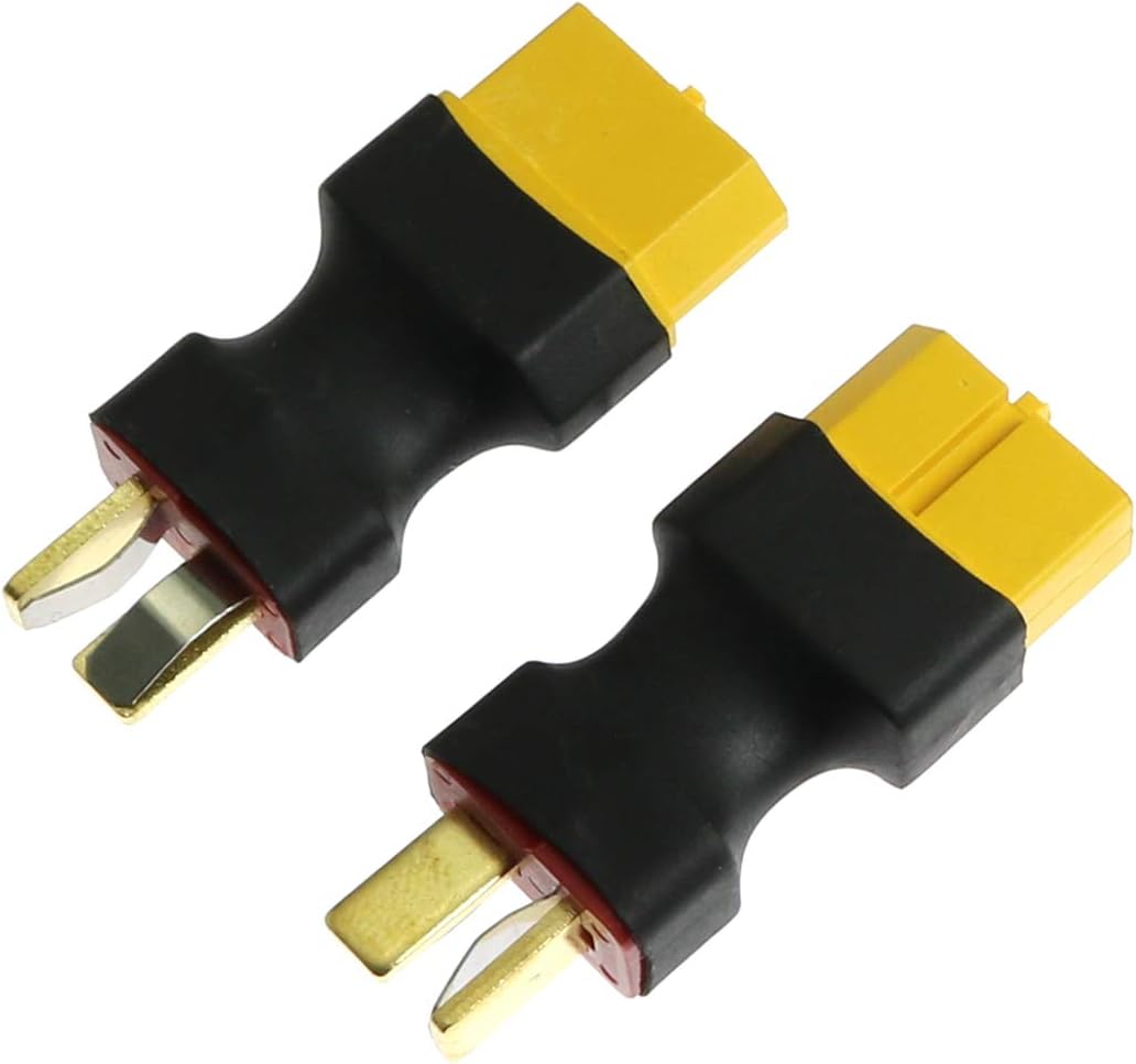 Amazon.com: Maxmoral 2PCS Female XT60 XT-60 to Male T-Plug Deans ...
