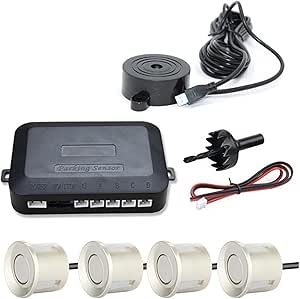 Amazon.com: KVIINKD 12V 22mm Car Parking Sensor Kit Universal 4 Sensors ...