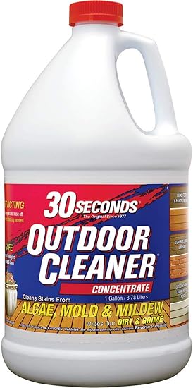 Amazon.com : 30 SECONDS Outdoor Cleaner, 1 Gallon - Concentrate ...