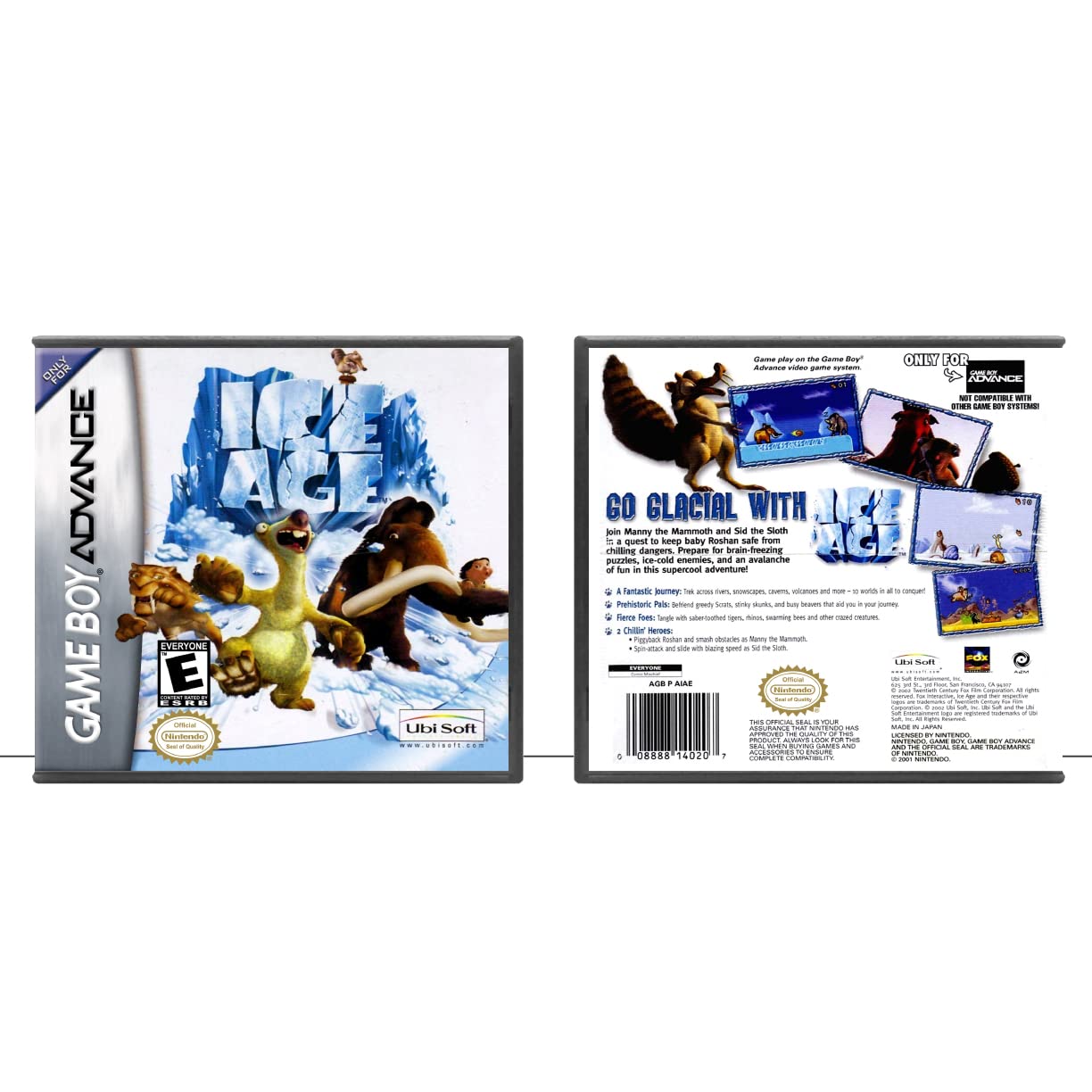 Amazon.com: Ice Age | (GBA) Game Boy Advance - Game Case Only - No Game ...