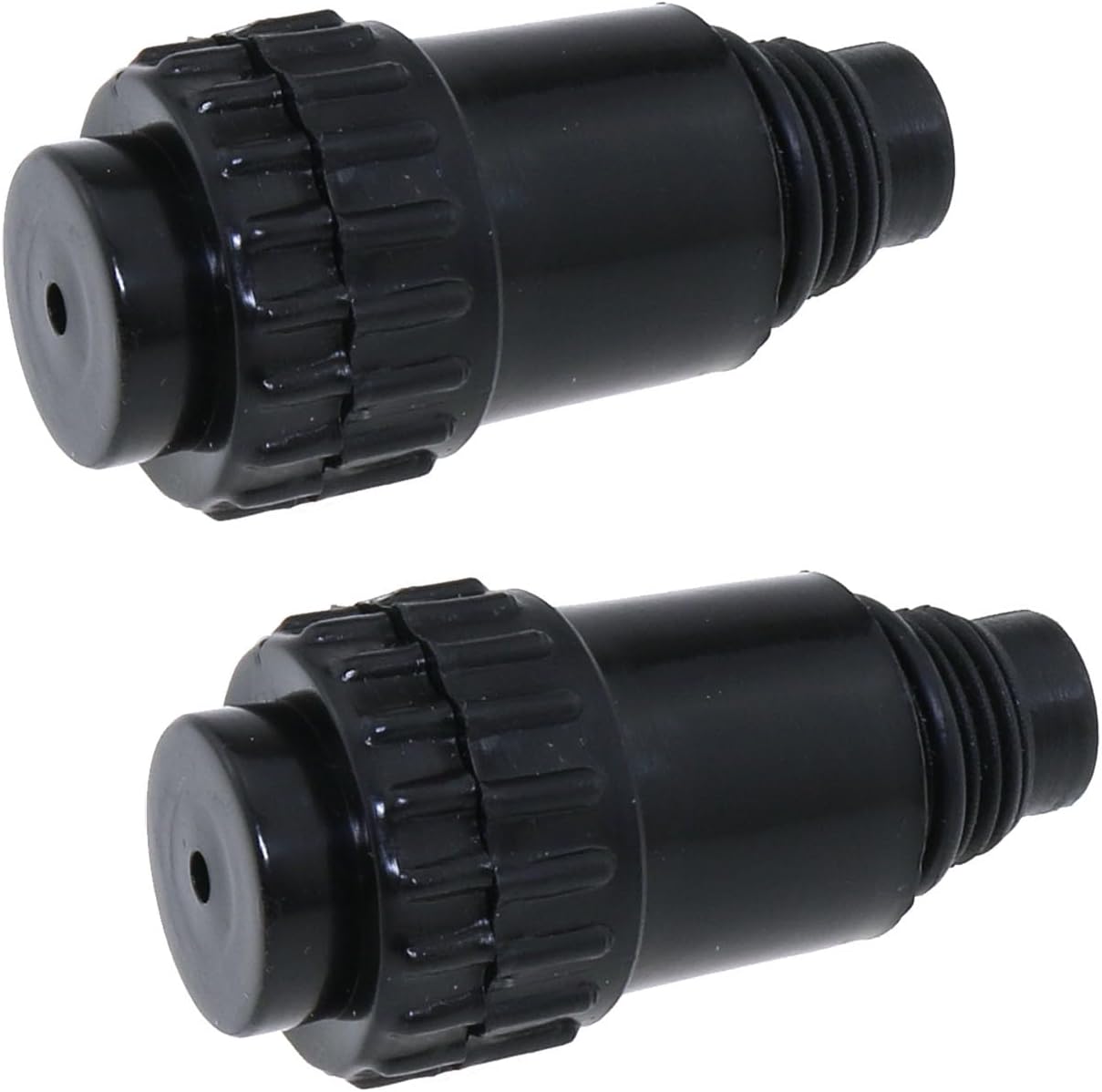 MEETOOT 2PCS 3/8 BSPT Male Air Compressor Spare Parts Black 16MM Male ...