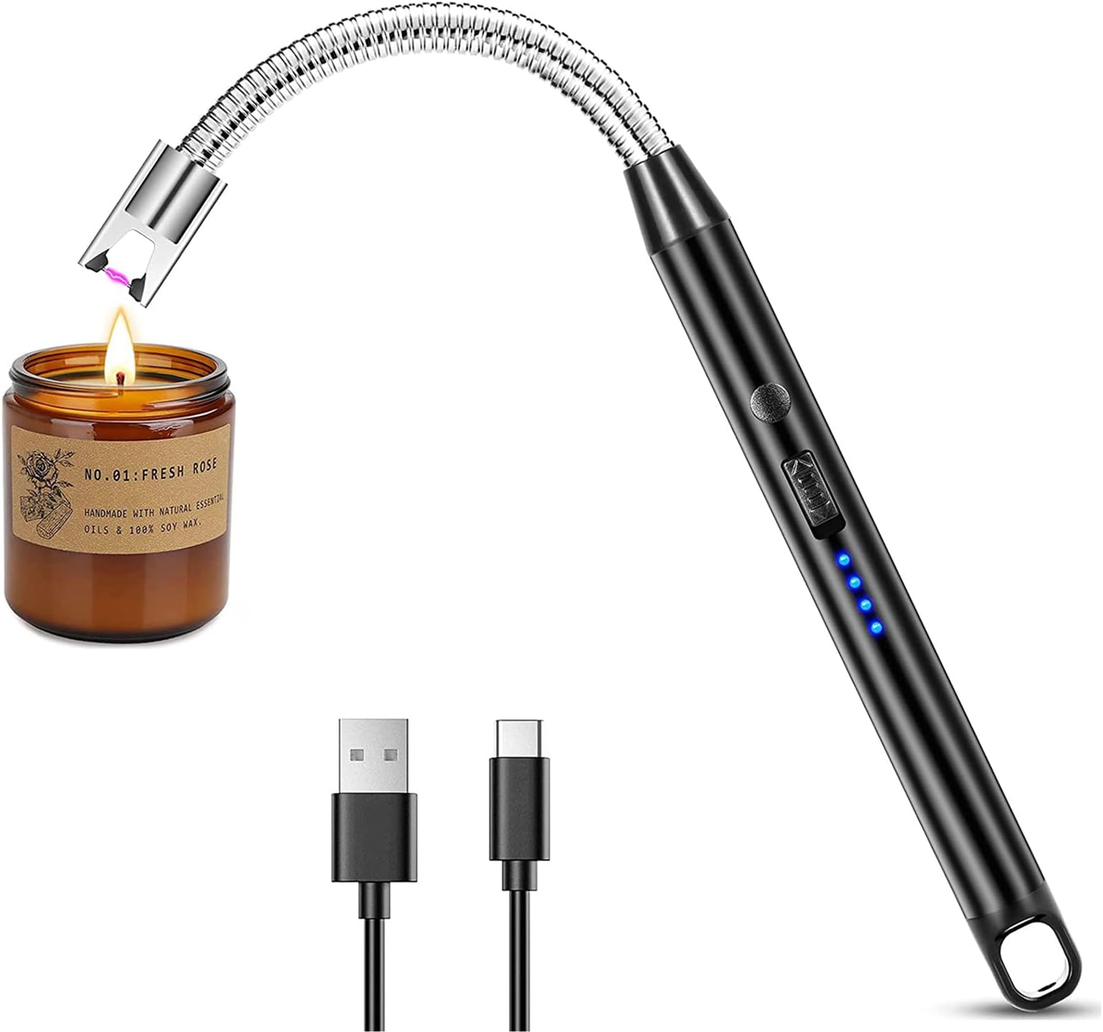 Bluelander Encendedor Electrónico, Encendedor Eléctrico con Aleación de ...