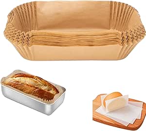 Amazon.com: 100 Pcs Loaf-Pan-Liners-For-Baking-Sheet-Bread-9x5 KIT, Add ...
