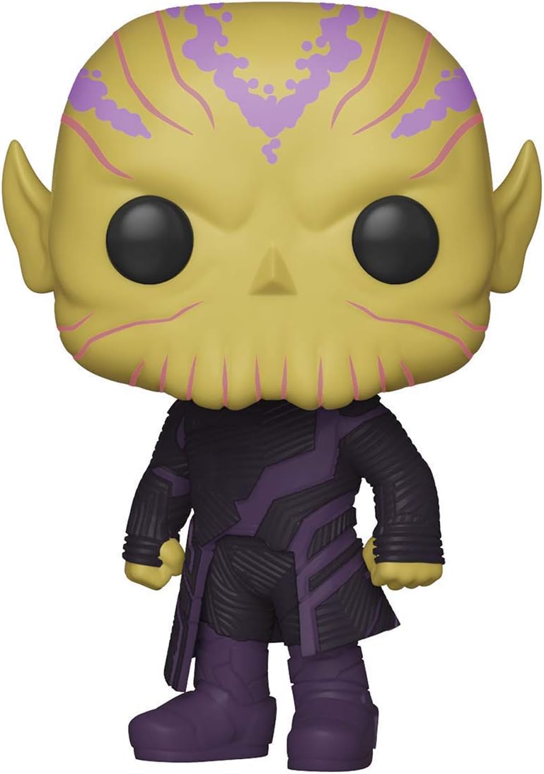 Amazon.com: Funko Pop! Marvel: Captain Marvel - Talos Toy, Standard ...
