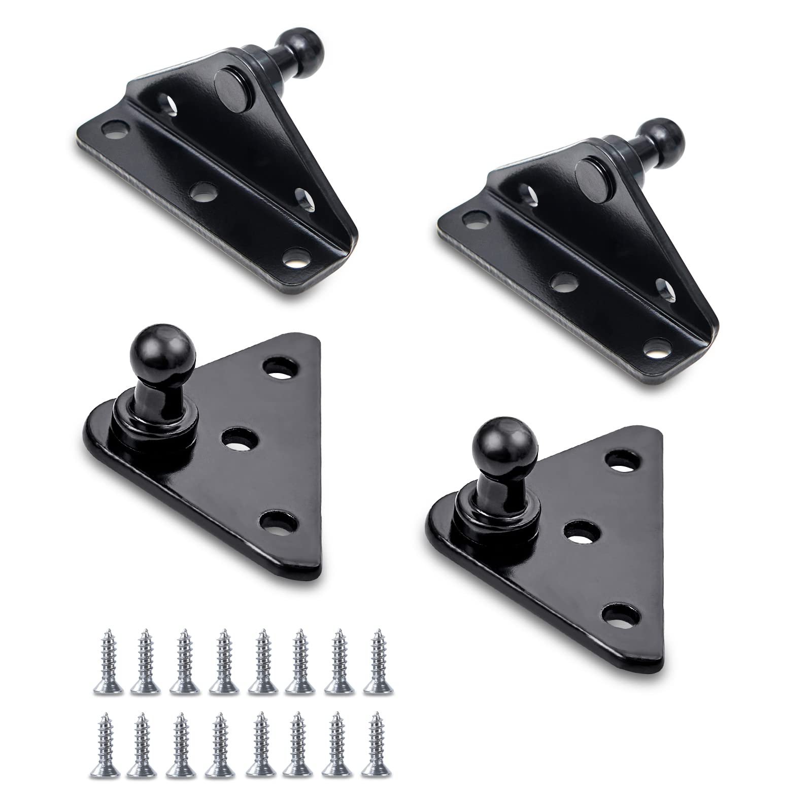 Snapklik.com : 10MM Ball Stud Mounting Brackets, 2 Angled L-Type Mounts ...