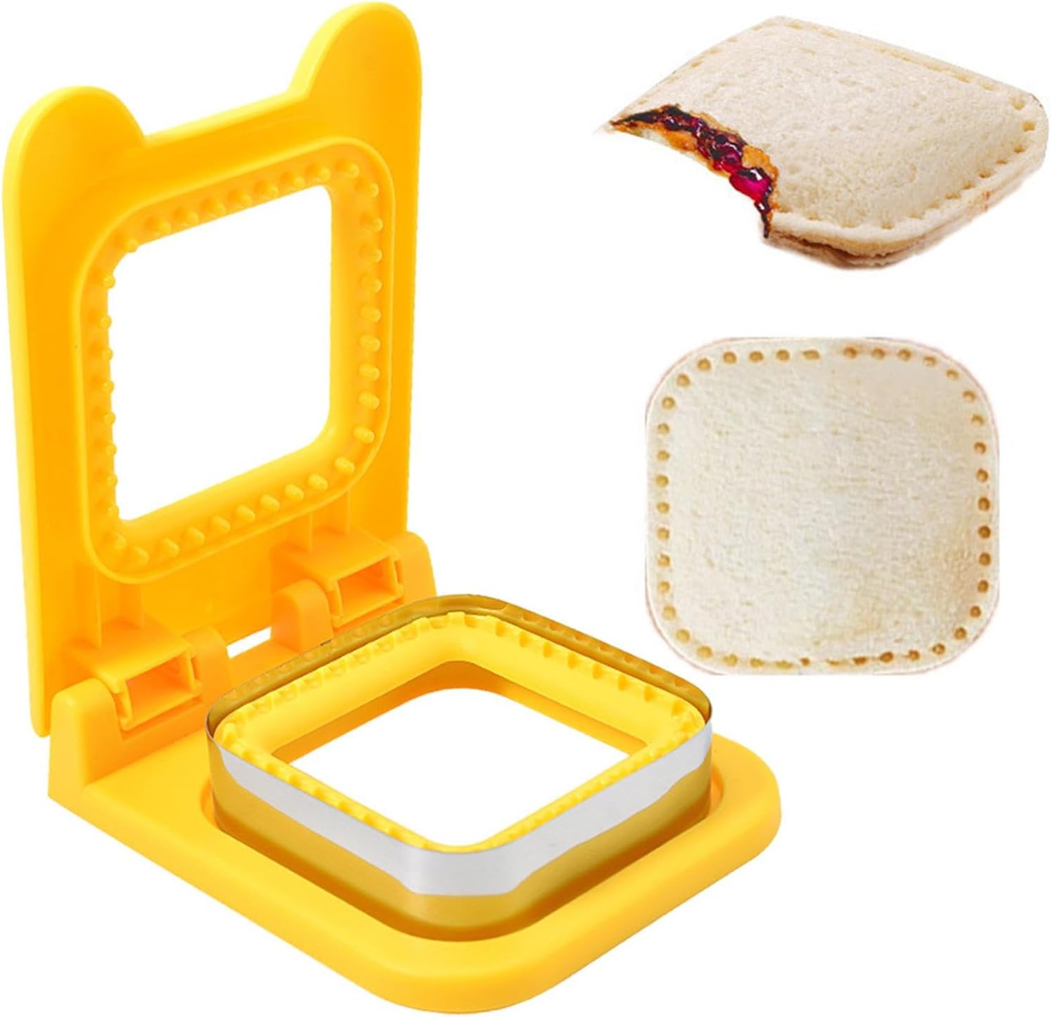 Amazon.com: Sandwich Cutter And Sealer Square For Kids Lunch ...