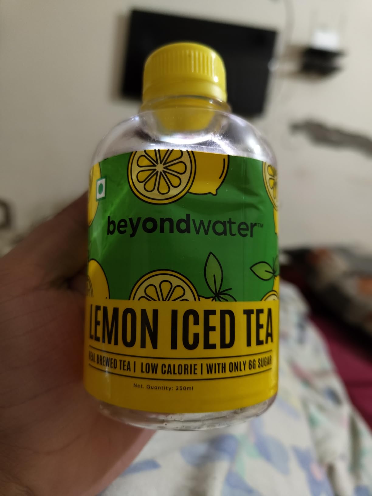 BEYOND WATER Peach Iced Tea Low-Calorie Ready To Drink Real Brewed Tea ...
