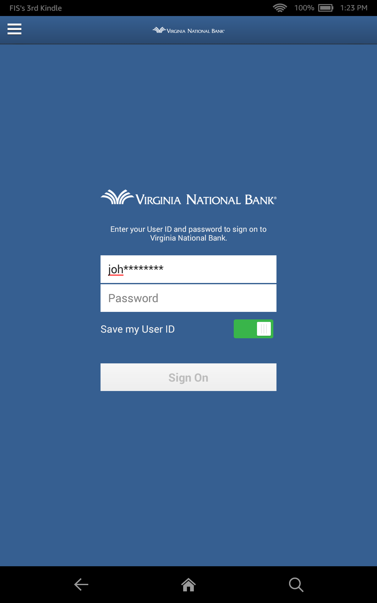 Virginia National Bank - App on Amazon Appstore