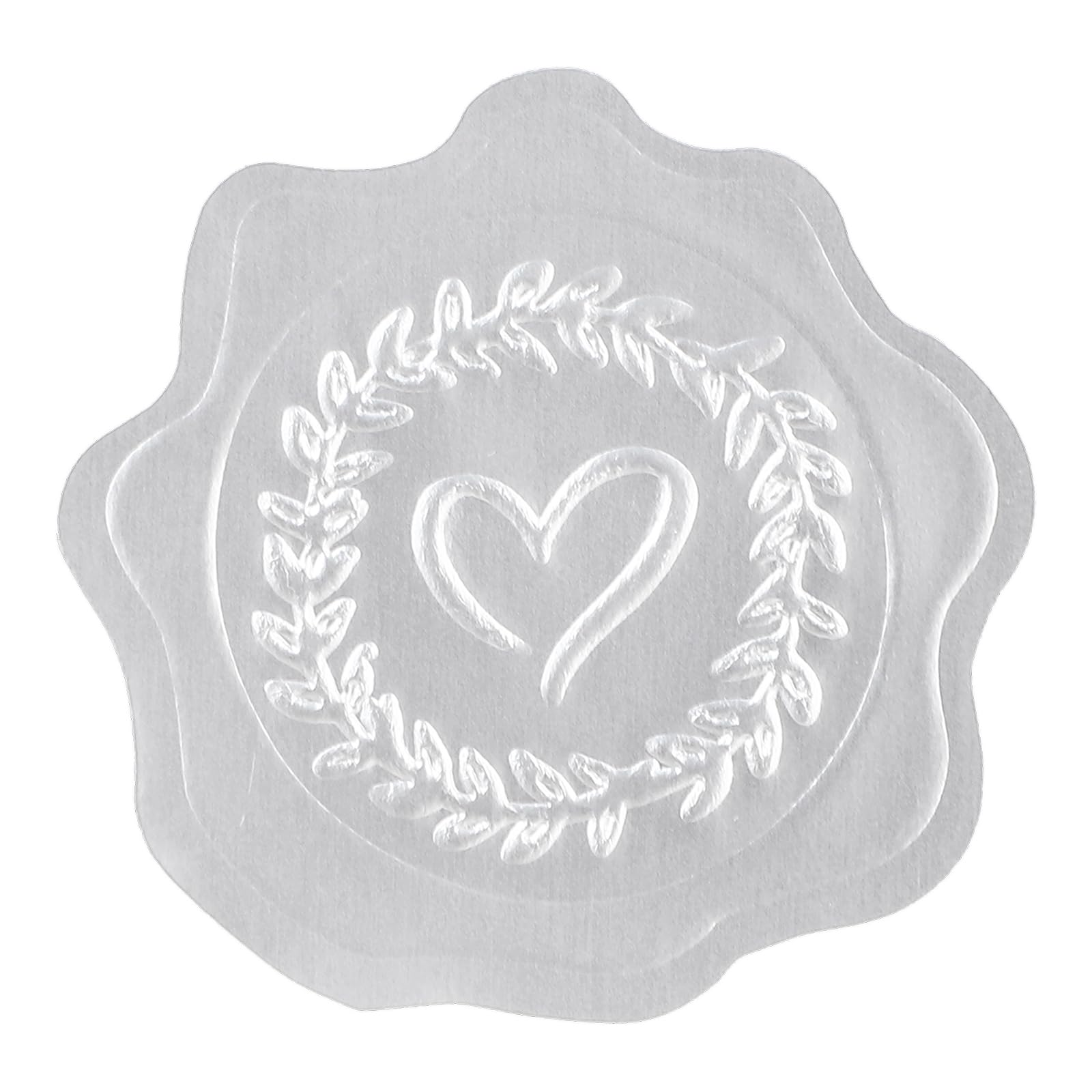 Heart Envelope Seals Stickers 300pcs Wax Seal Stickers Wedding Envelope ...