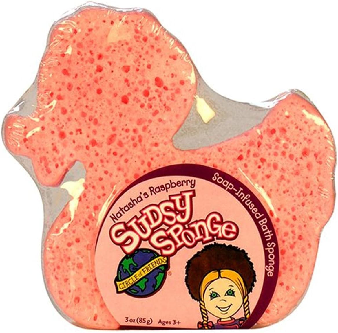 Amazon.com: Circle of Friends Natasha's Raspberry Sudsy Sponge, 3 oz ...