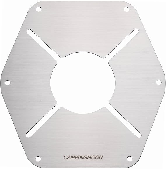 Amazon.com: camping moon Heat Shield Plate for Regulator Stove ST-310 ...