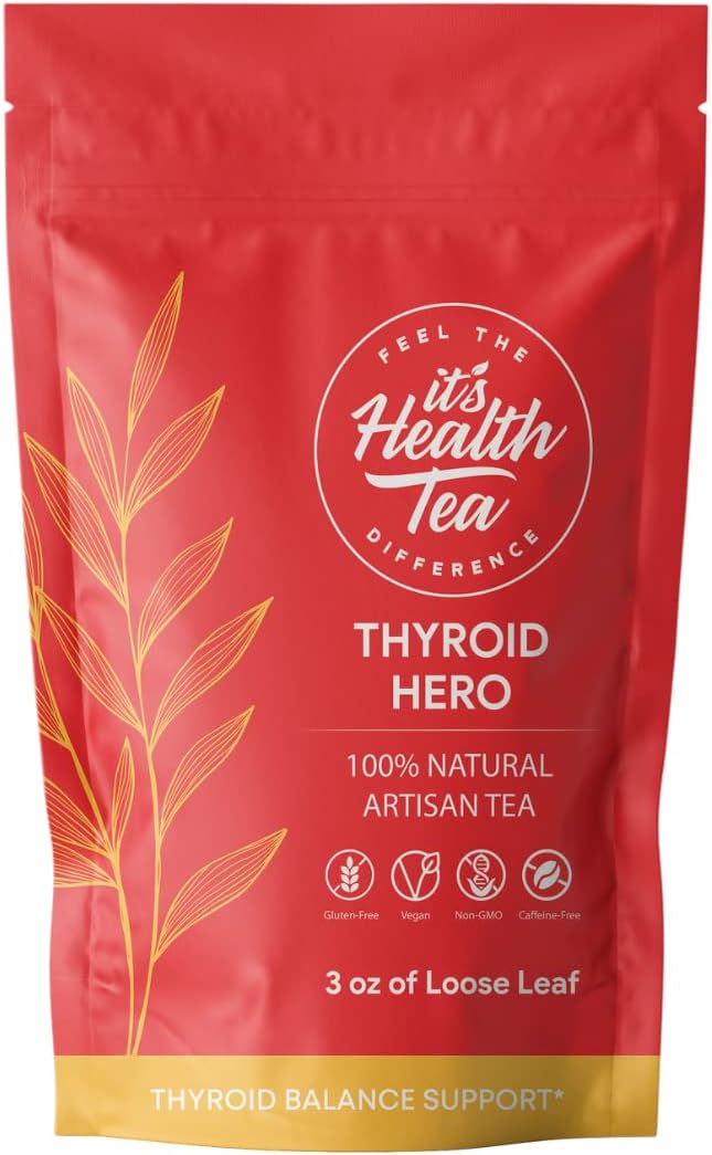 Amazon.com : Thyroid Hero for Thyroid Balance Support Herbal Tea with 8 Functional Herbs for ...