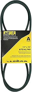 Amazon.com : HERO® 1/2 inch x 74 inch Aramid Kevlar Lawn Mower Belt ...